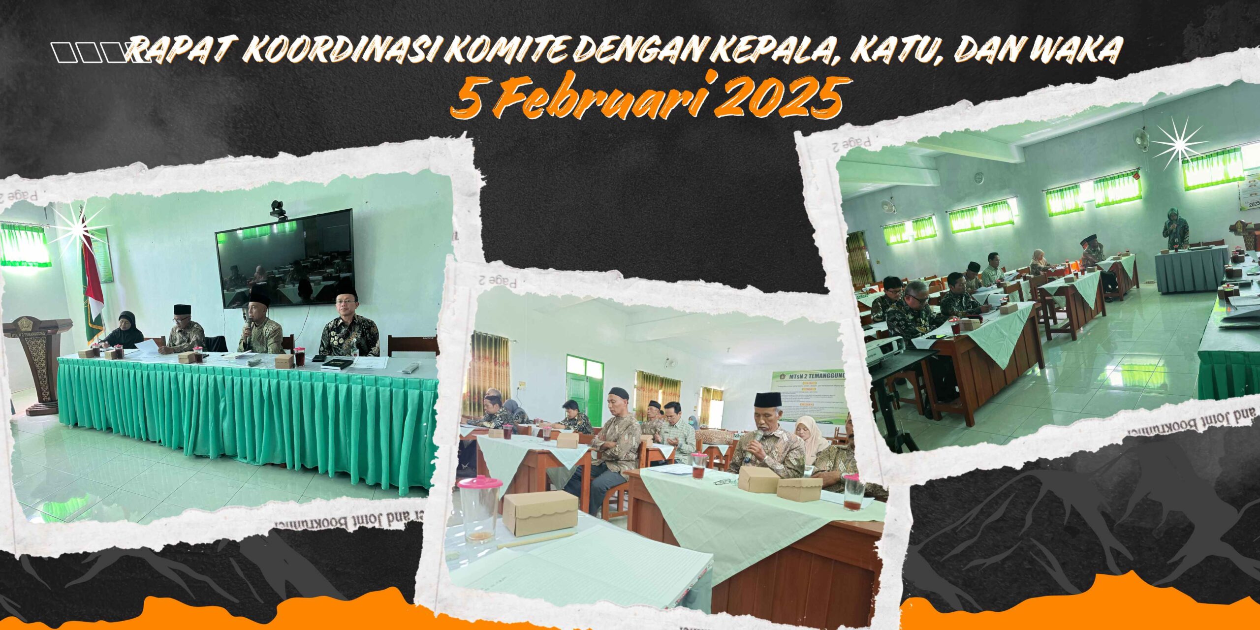 Rapat Koordinasi Pengurus Komite, Kamad, KaTU dan Waka - MTs Negeri 2 ...